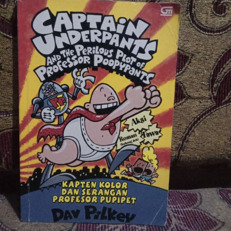 Jual NOVEL "CAPTAIN UNDERPANTS AND THE PERILOUS PLOTS OF PROFESSOR ...