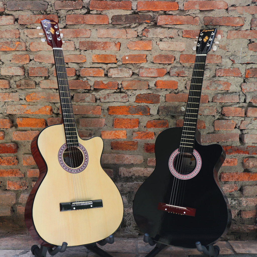 Jual Gitar Akustik Original Lignum seri 02 (Gratis peking Kayu ...