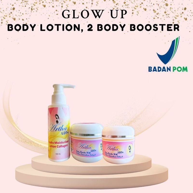 Jual PAKET GLOW UP BOOSTER (LOTION 1 BOOSTER 2 ) | Shopee Indonesia