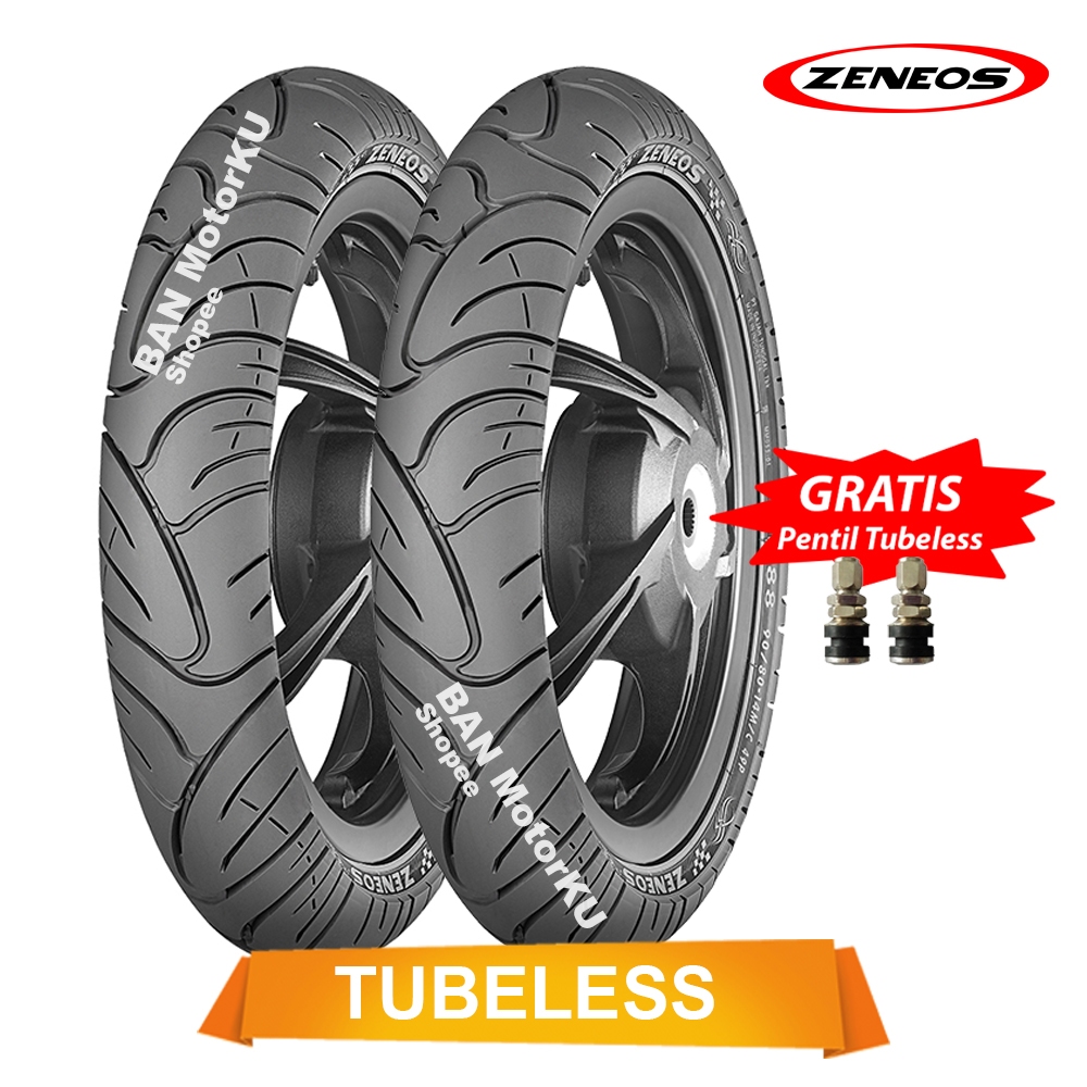 Jual Paket Zeneos Zn 88 / Zn88 ukuran 80/90-14 & 90/90-14 Ban Motor ...