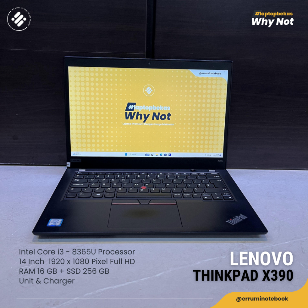 Jual LENOVO THINKPAD X390 CORE 13 RAM 16GB SSD 256GB | Shopee Indonesia