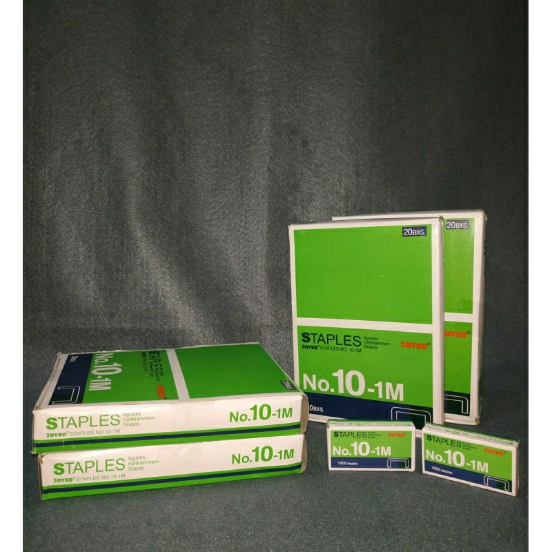 Jual Isi Staples Kecil No 10-1M JOYKO Isi 20 Box | Shopee Indonesia