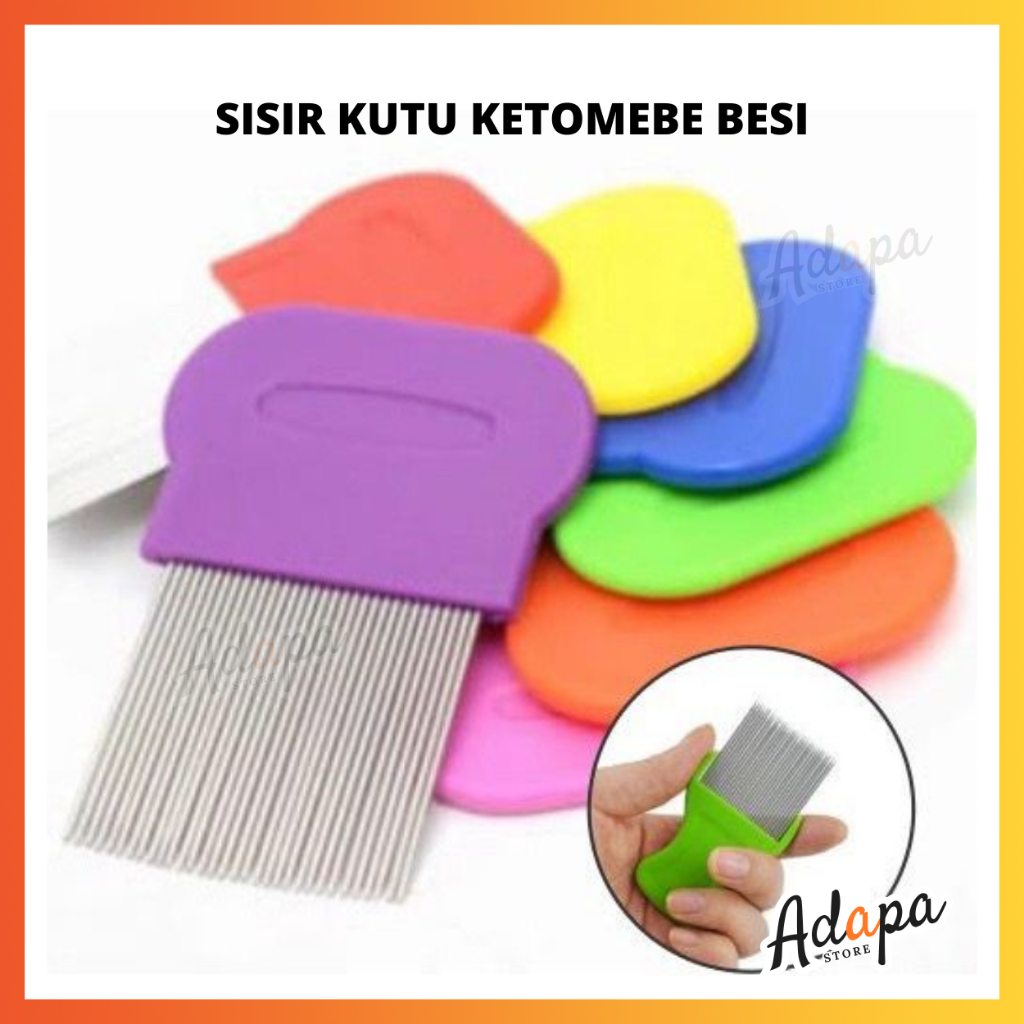 Jual Adapa Sisir Kutu Ketombe Sisir Serit Kutu Rambut Dan Telurnya Serit Kutu Besi Logam