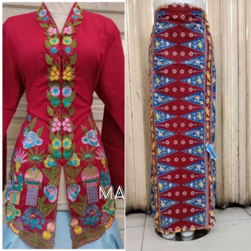 Jual FK-SET KEBAYA ENCIM ONDEL ROK TUMPAL // KEBAYA ENCIM ADAT BETAWI ...