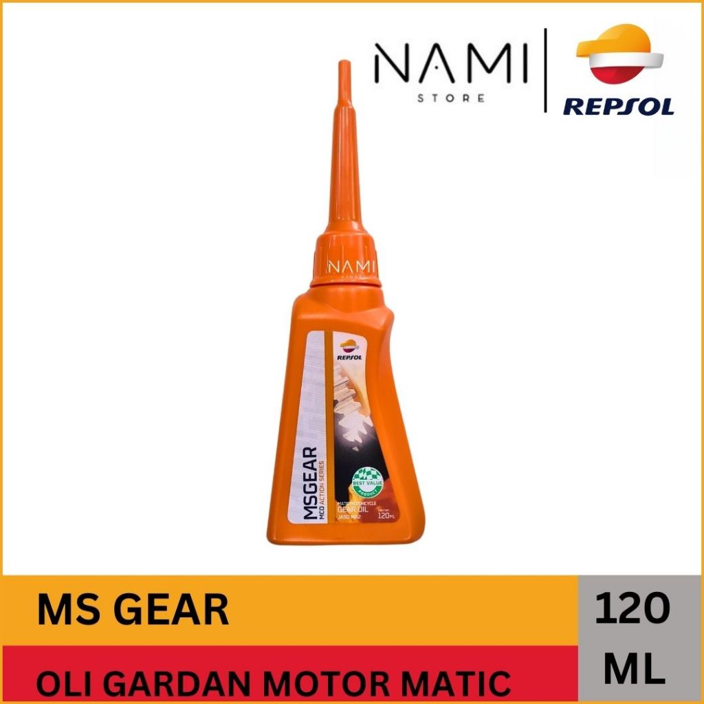 Jual *REPSOL MS GEAR (120ML)* Oli Gardan / Transmisi Motor Matic ...