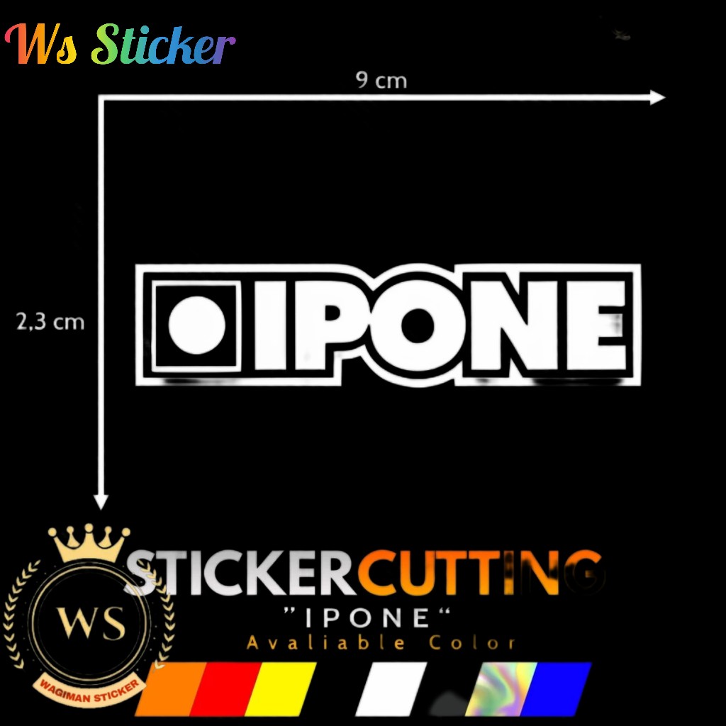 Jual STIKER CITTING IPONE LOGO | Shopee Indonesia