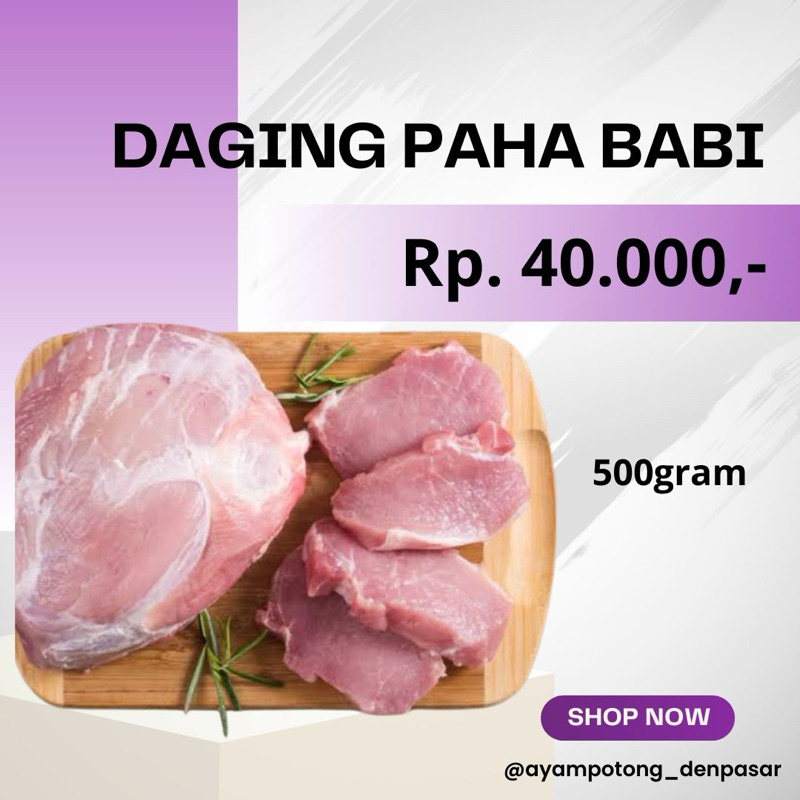 Jual TULANG IGA BABI | BACON | URUTAN | SAMSAM | LULUR BABI | PAHA BABI | LIDAH BABI | DAGING ...