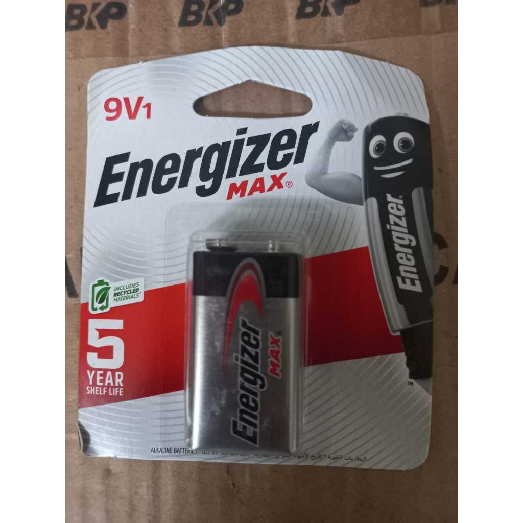 Jual Baterai Alkaline Energizer Max Kotak 9V | Shopee Indonesia