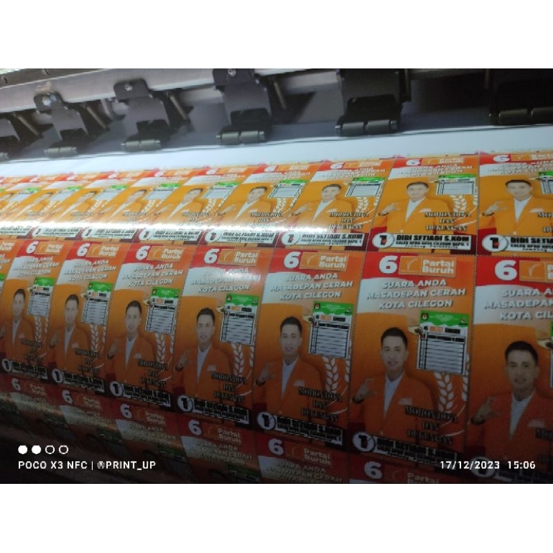 Jual STICKER VINYL METERAN BUAT LABEL MAKANAN LOGO DLL FREE DESAIN ...