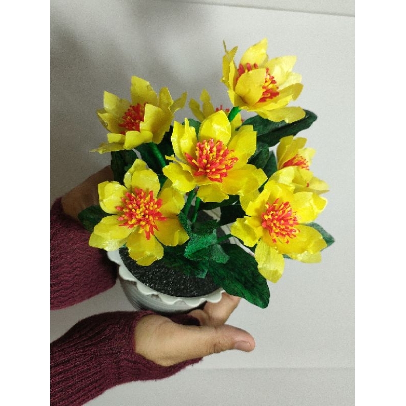 Jual Bunga kresek mini warna kuning | Shopee Indonesia
