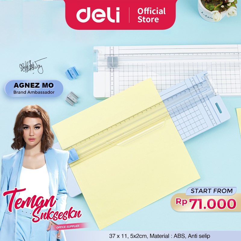 Jual Deli Small Paper Trimmer Portable/ Pemotong Kertas Kecil A4 A5 ...
