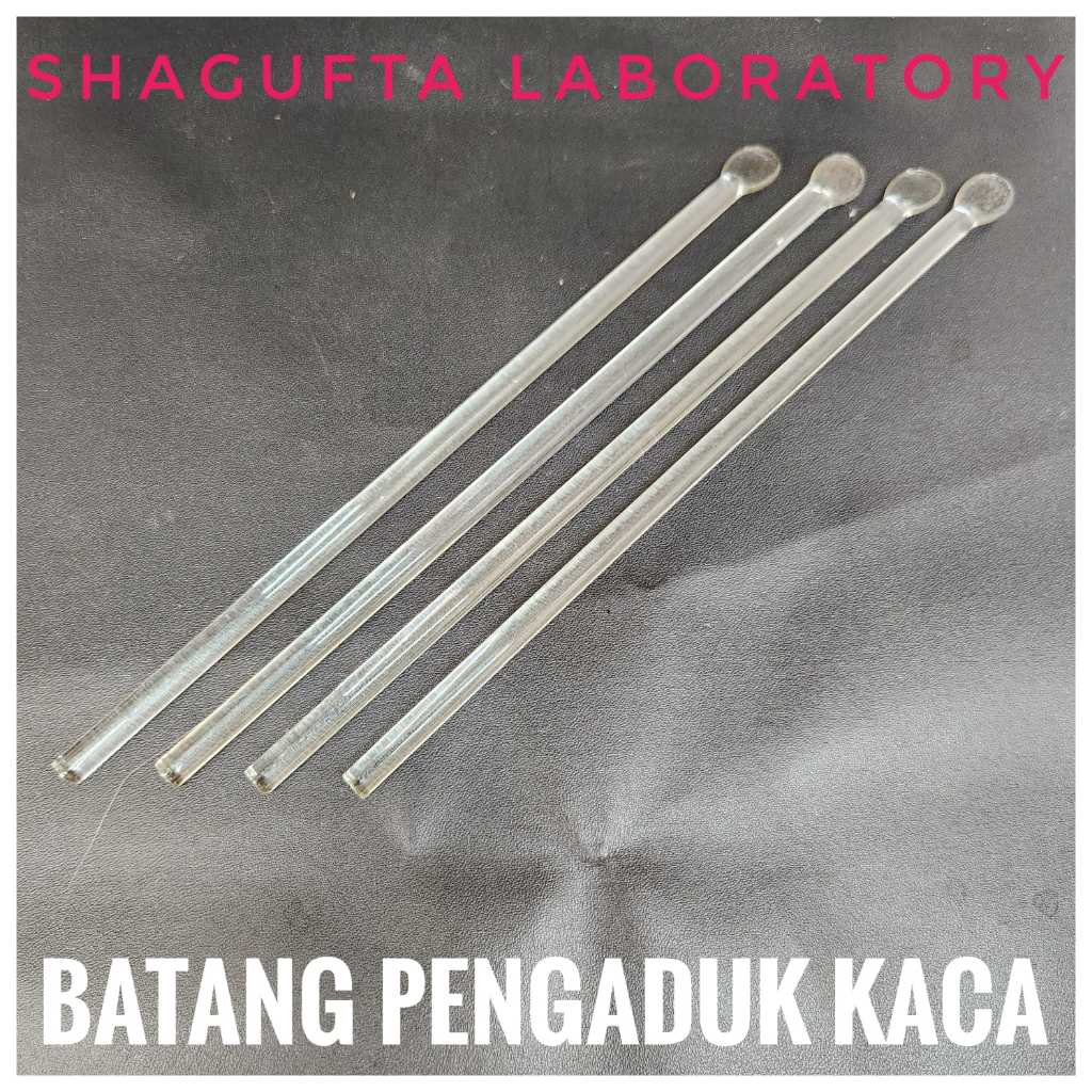 Jual Batang Pengaduk Kaca / Spatula Kaca / Glass Rod Stirrer | Shopee ...