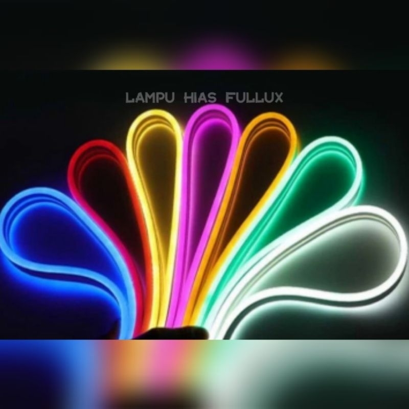 Jual Lampu Selang Neon Flex 5m 12V Warna | Shopee Indonesia