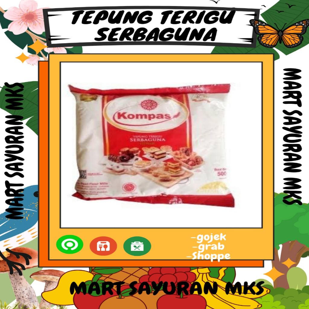 Jual Terigu Kompas 500gr | Shopee Indonesia