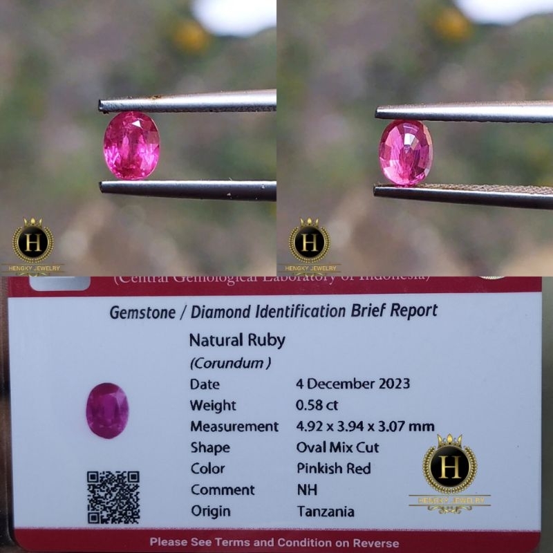 Jual Batu Ruby Tanzania No Heat untuk yg tersayang Layak Naik Gold ...