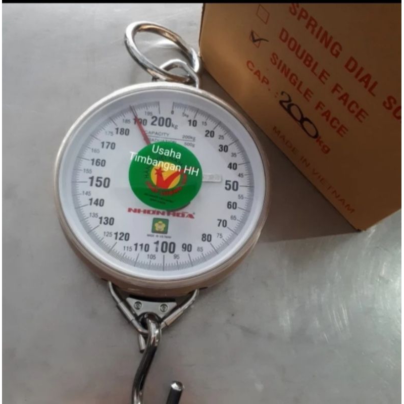 Jual Timbangan Gantung Jarum Nhon Hoa 100kg, 150kg, 200kg | Shopee Indonesia