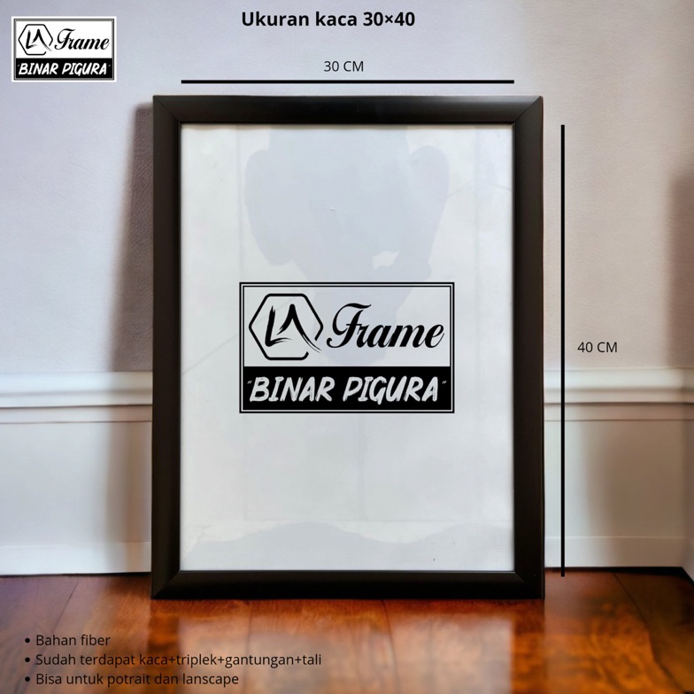 Jual el baru Bingkai Pigura foto ukuran 12R 3x4 12RS 3x45 plus kaca rekomendasi BH | Shopee ...