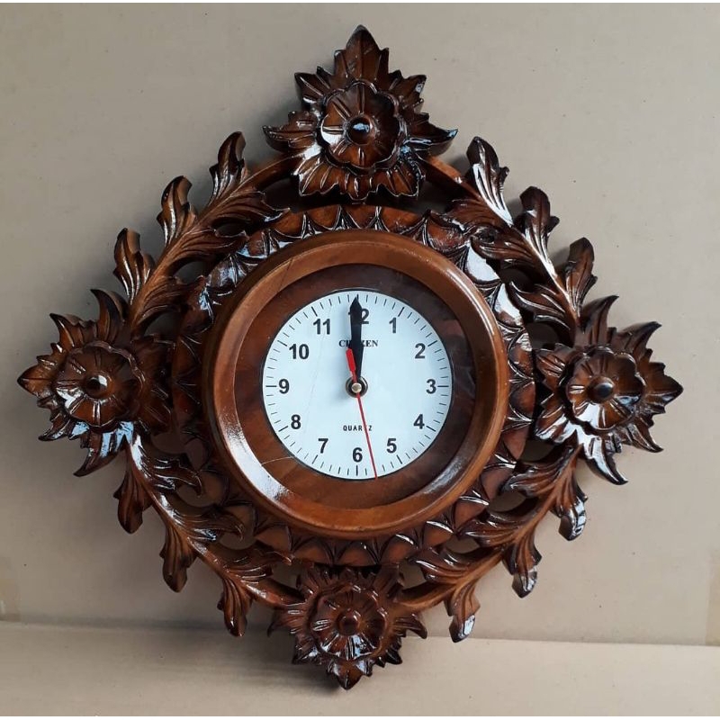 Jual jam dinding kayu,jam dinding mewah,jam dinding ukir,jam hias ...