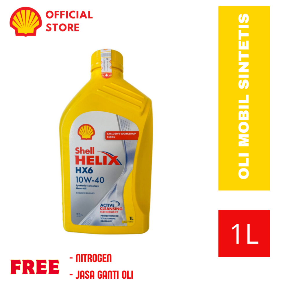 Jual Shell helix HX6 10W-40 1L | Shopee Indonesia