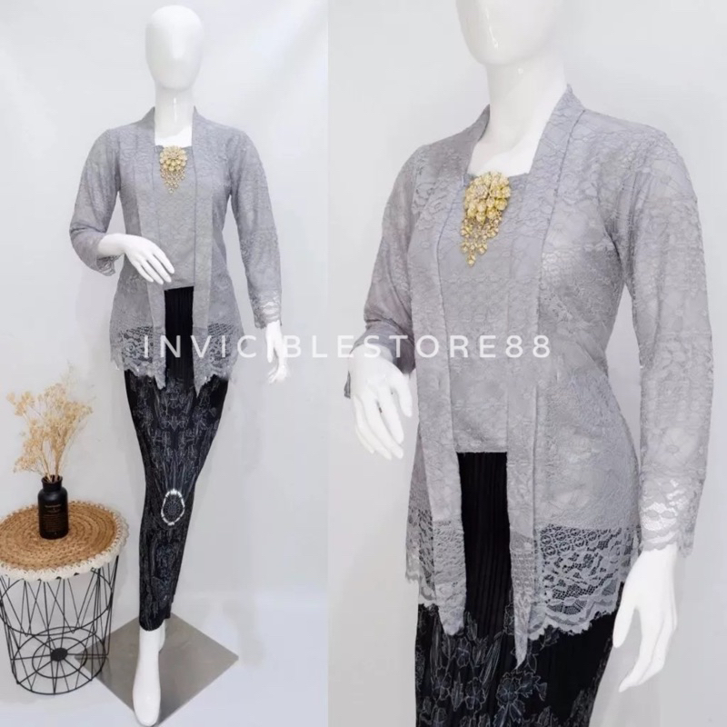 Jual Kebaya Kutu Baru / Kebaya Tunik / Tunik Brokat / Kebaya Modern / Kebaya tile / Kebaya ...