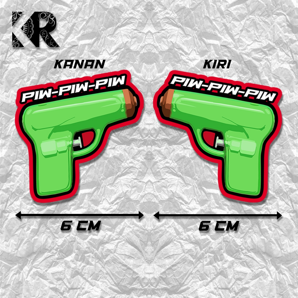 Jual Sticker PIW PIW KANAN / KIRI | Sticker Vinyl Racing | sticker ...