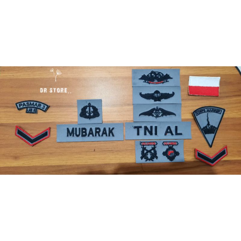 Jual Papan Nama KRI PDL TNI AL/atribut Monusco berkualitas/murah meriah ...