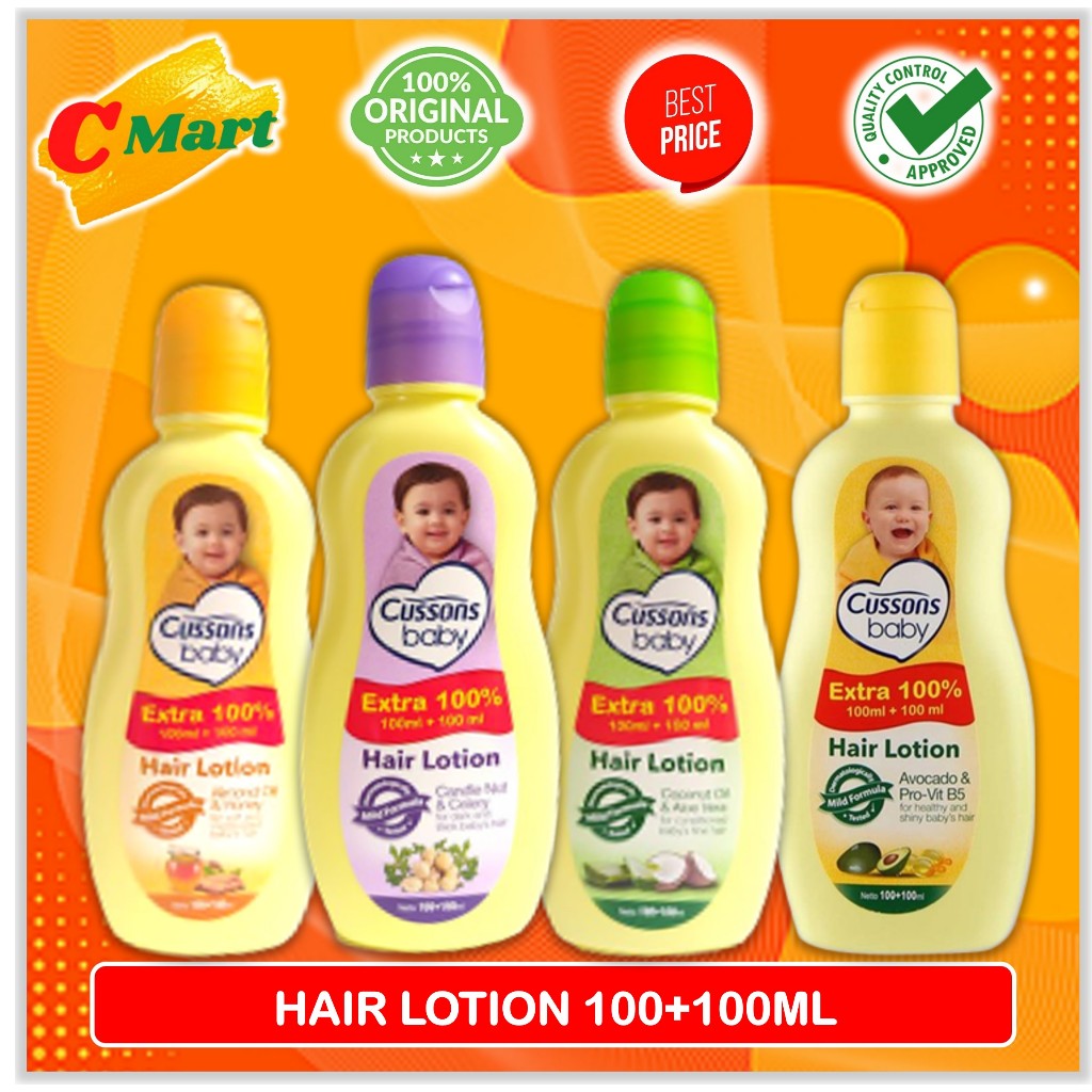 Jual Cussons Baby Hair Lotion 100ml + 100ml - Minyak Rambut Bayi ...
