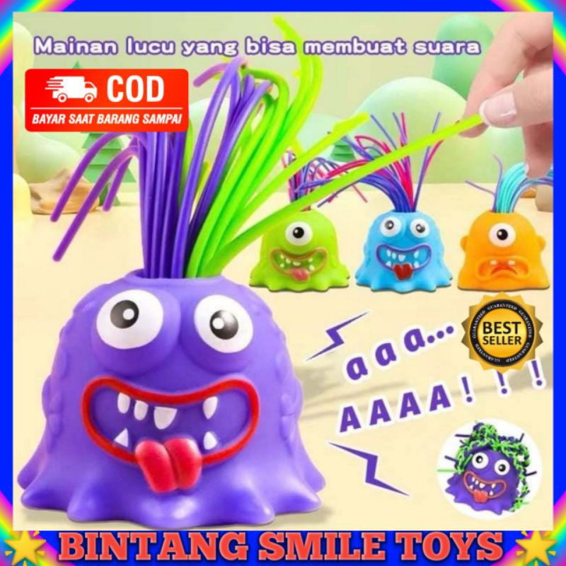 Jual MAINAN VIRAL ANAK SCREAMING MONSTER TARIK RAMBUR 6 MACAM SUARA ...