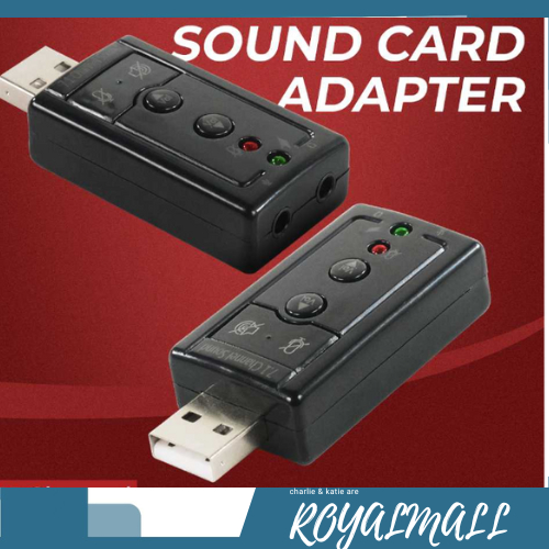 Jual USB 7.1 Channel Sound Card Adapter / Soundcard Usb External External Stereo Interface ...