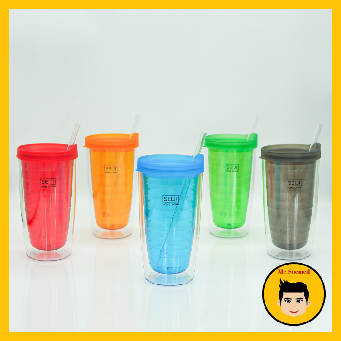 Jual Tumbler Twister Chielo 450ml Botol Minum Plastik BPA FREE Custom ...