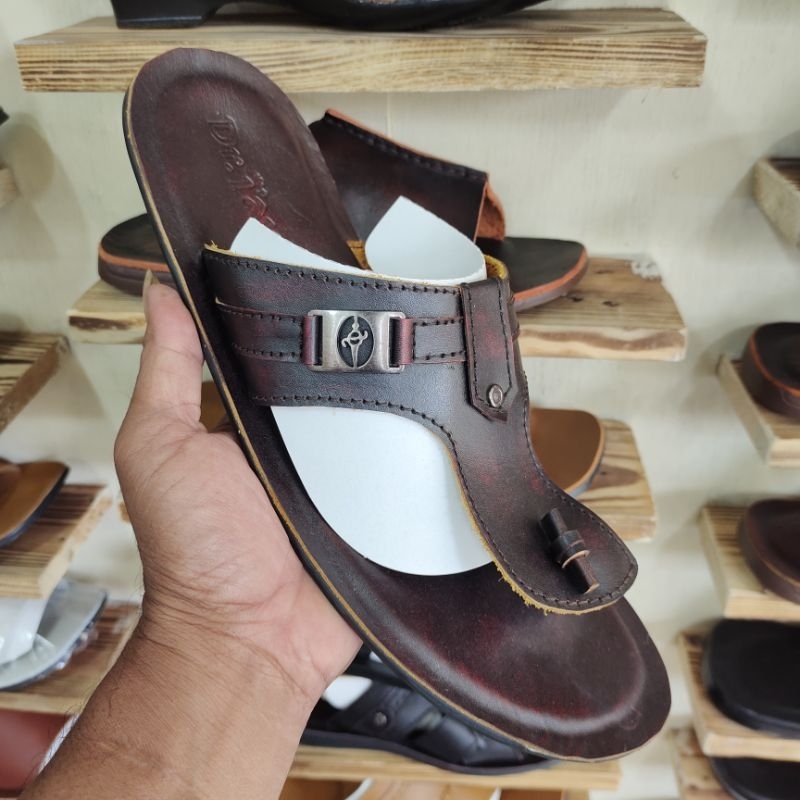 Jual SANDAL KULIT PRIA DR I'AM 4038B COKLAT ( PRODUKSI SENDIRI ...