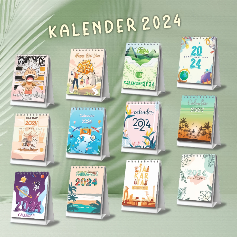 Jual Kalender Mini Tahun 2024 - Kalender Meja | Kalender Lucu ...
