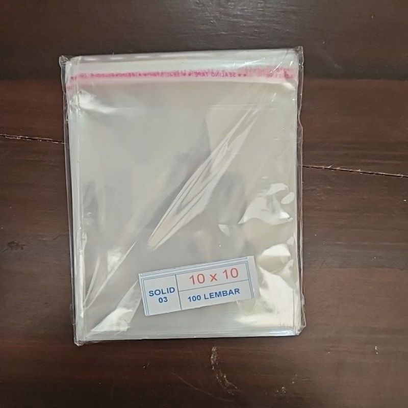 Jual Plastik Opp Kantung 10x10 isi 100 lembar | Shopee Indonesia