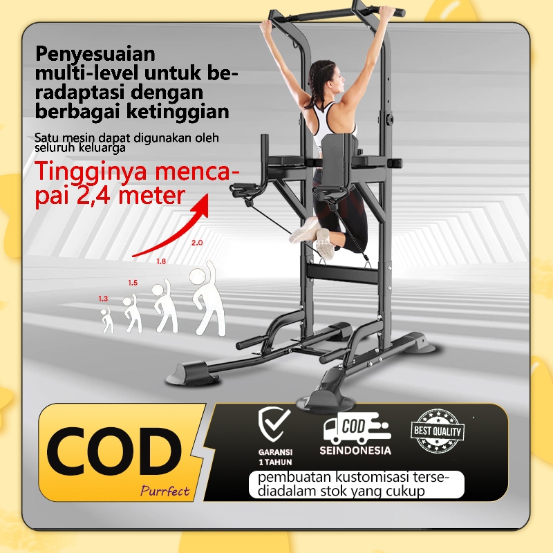 Jual ⚡Produk kami 100% asli⚡ Pull Up Bar/alat gym rumah alat fitness ...