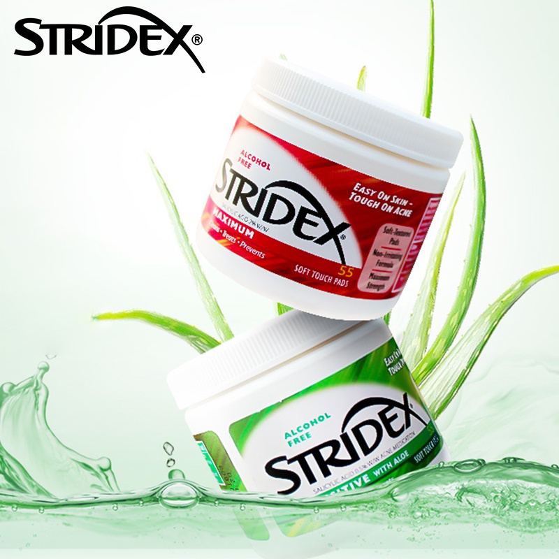 Jual Stridex Maximum 2% Salicylic Acid Acne Pads / Stridex Sensitive ...