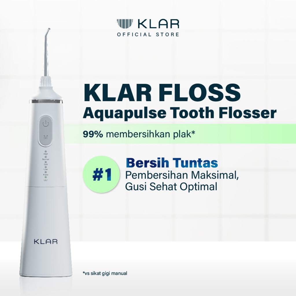 Jual KLAR Tooth Flosser Aquapulse - Water Flosser Untuk Membersihkan ...