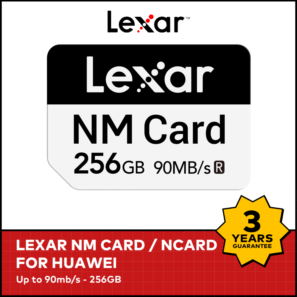 Jual Lexar NM Card / NCard For Huawei Device 90MBps - 256GB | Shopee ...