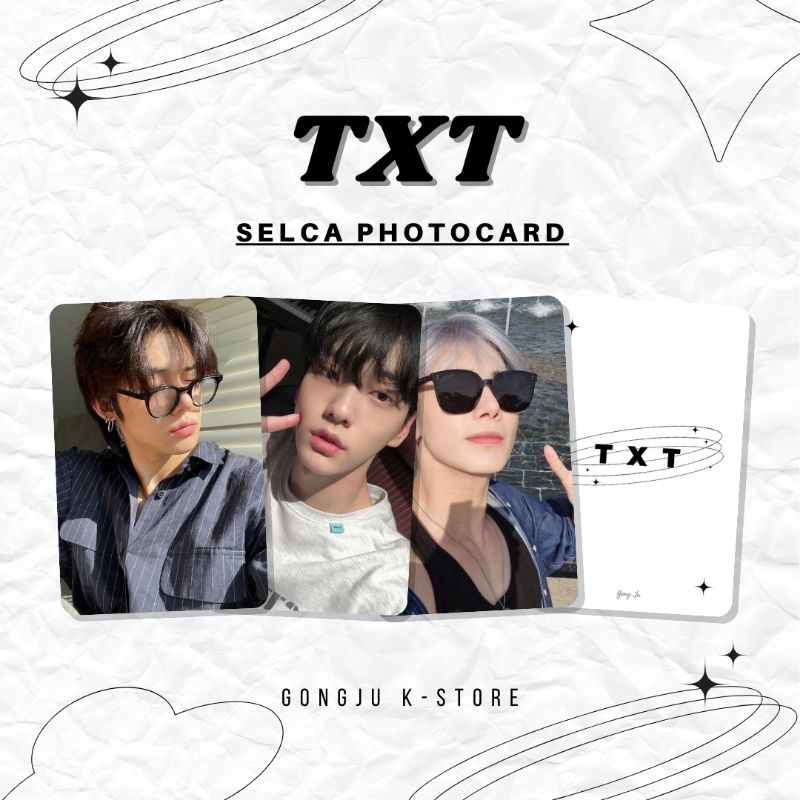 Jual GONGJU K-STORE | [ COD ] TXT SELCA PHOTOCARD ( DAPAT 3 PCS ...