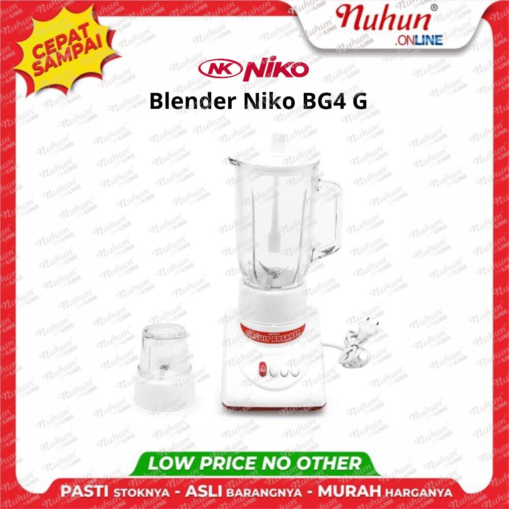 Jual [CIANJUR] Blender Niko BG4 GL | Shopee Indonesia