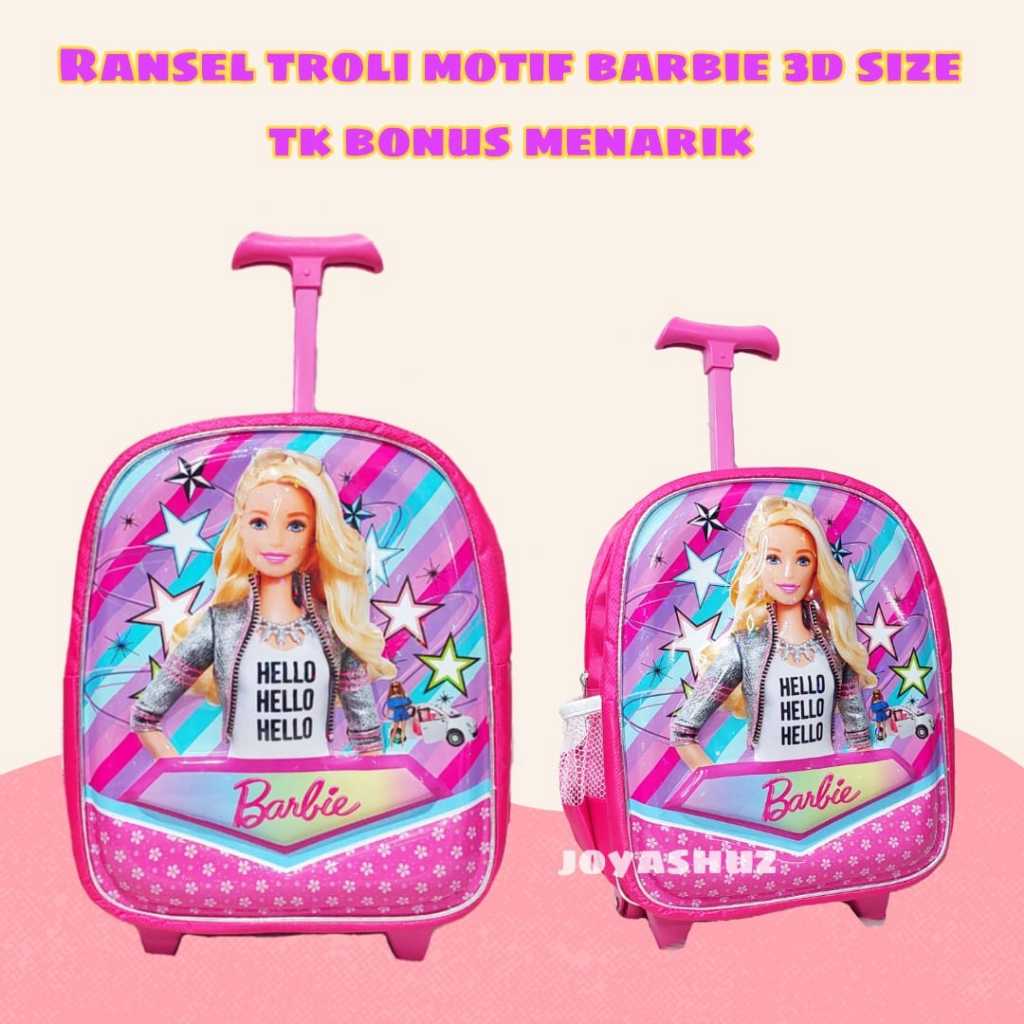 Jual Tas Koper Anak TK Perempuan Berbonus - Ransel Berbie Anak - Tas ...