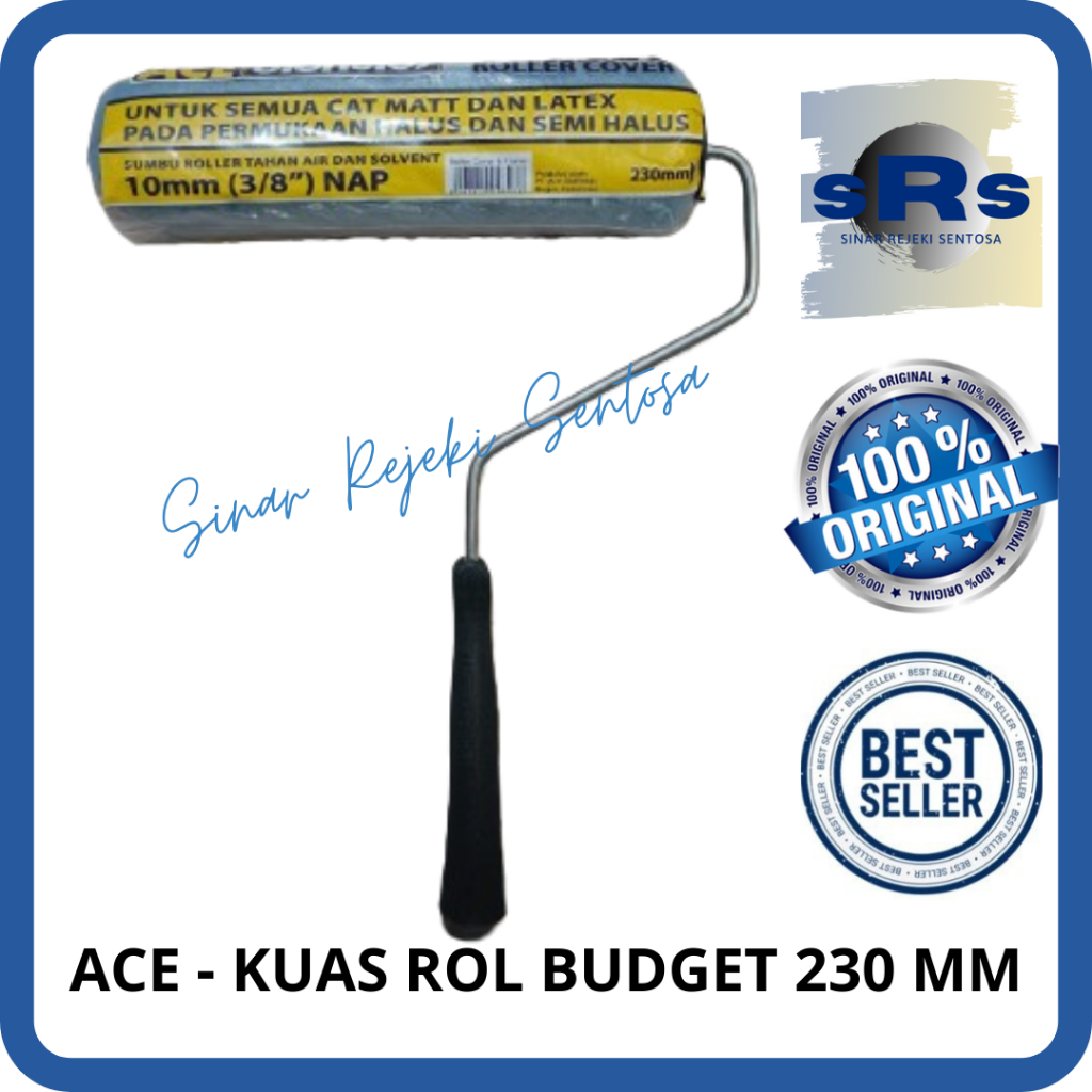 Jual ACE OLDFIELDS - ROLLER CAT/KUAS ROL CAT ACE BUDGET BESAR 230MM ...