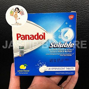 Jual PANADOL SOLUBLE LEMON FLAVOUR 20 EFFERVESCENT TABLETS | Shopee ...