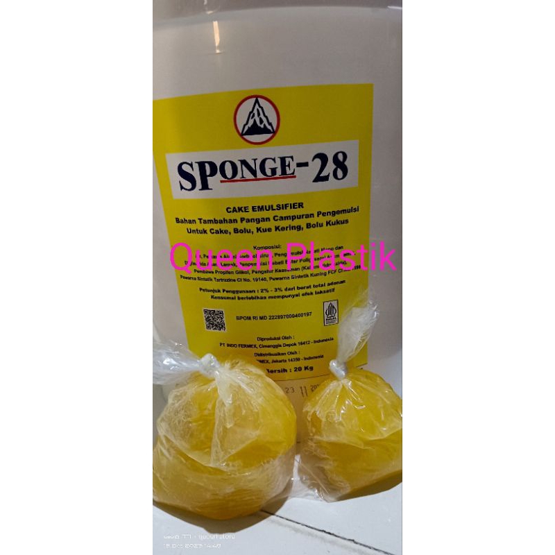 Jual pengembang bolu Sponge 28 cake emulsifier SP kiloan premium repack ...