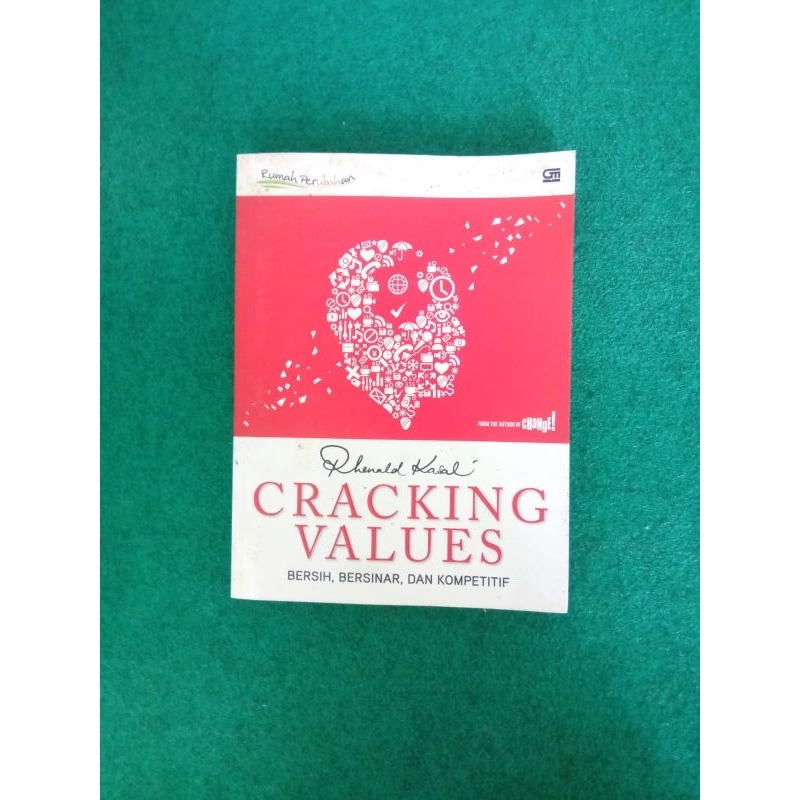 Jual Buku Cracking Values: Bersih, Bersinar, dan Kompetitif - Rhenald Kasali | Shopee Indonesia