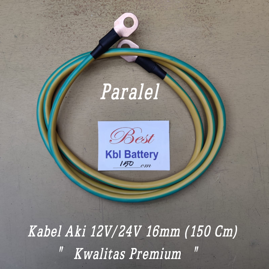 Jual KABEL AKI ACCU 12V/24V 16MM PANJANG 150CM KWALITAS PREMIUM " BEST ...
