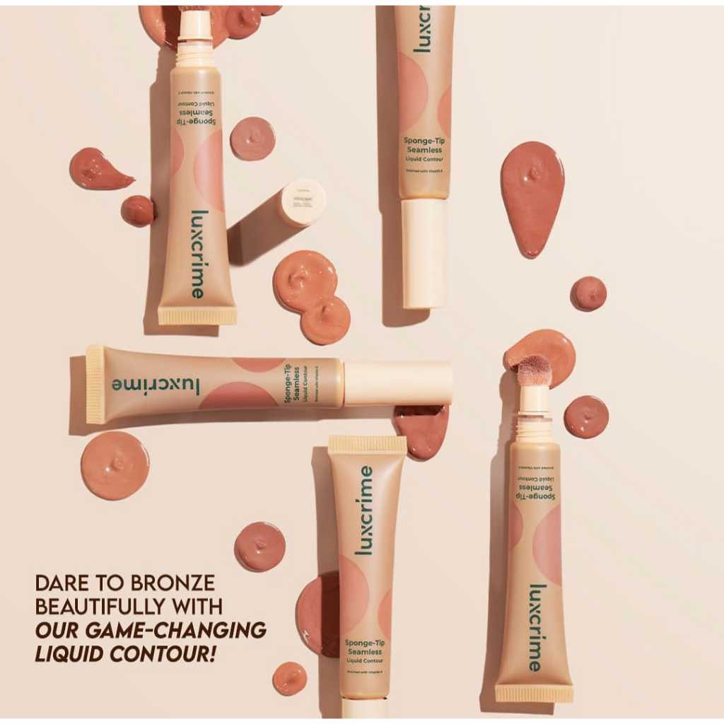 Jual LUXCRIME Sponge -Tip Seamless Liquid Contour | Shopee Indonesia