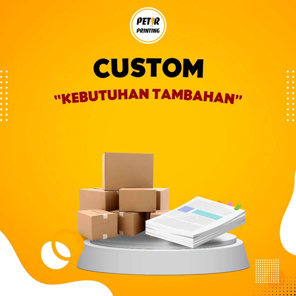 Jual Jasa Extra / Custom - Editing, Potong kertas, Laminating dll ...
