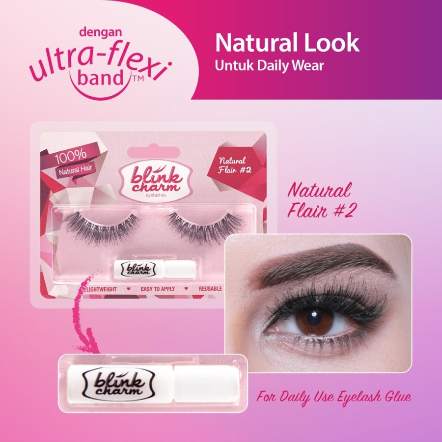 Jual Blink Charm Eyelashes 1 Pair (Bulu Mata Palsu) • NATURAL FLAIR #2 ...