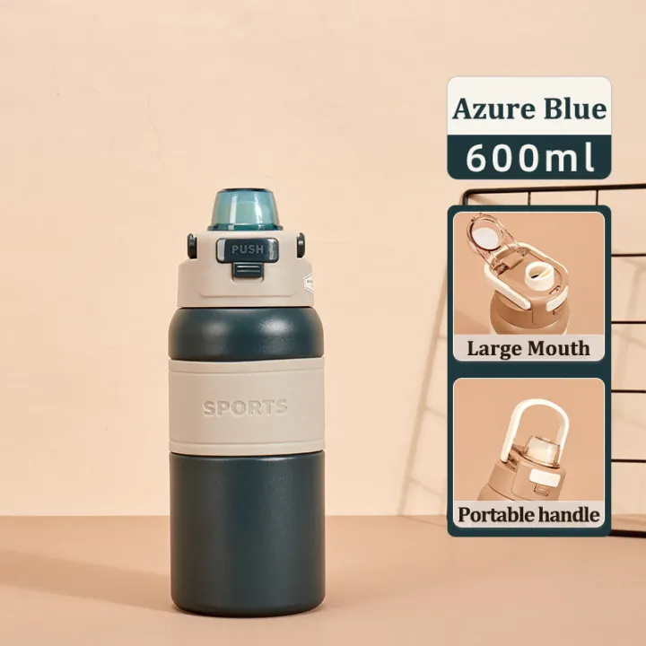 Jual Botol Minum 600 ML Olahraga Dengan Pengunci Tampilan Trandy ...