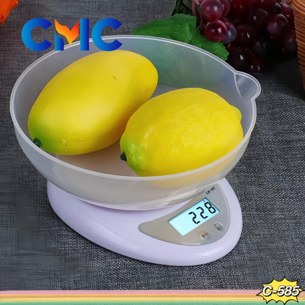 Jual CMC[C-585]Timbangan Dapur Digital MANGKOK / Timbangan Kue 5KG ...